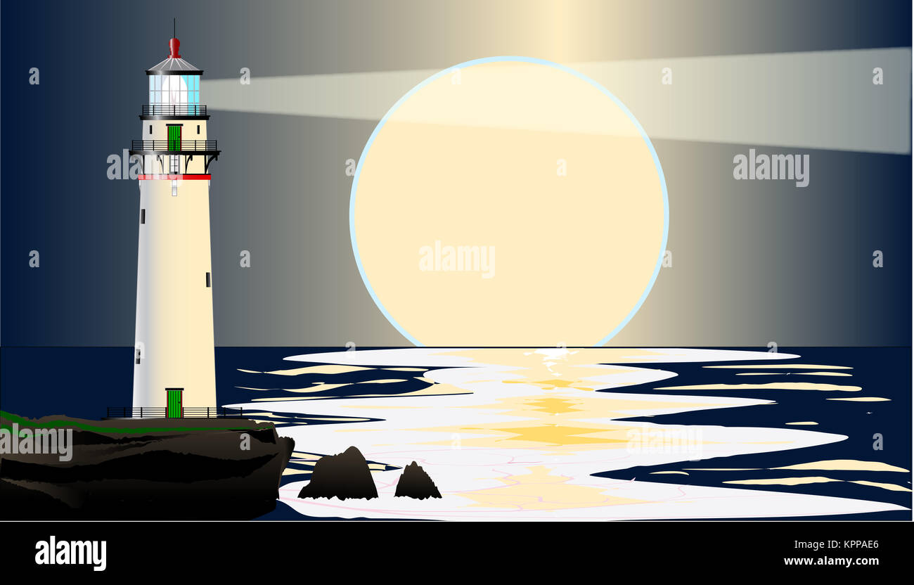 Drawing lighthouse building tower security hi-res stock photography and ...