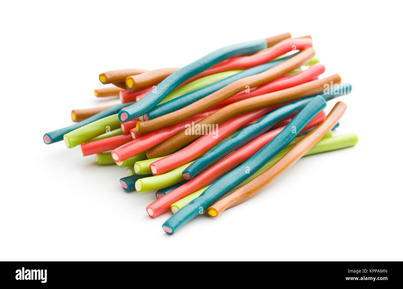 sweet gummy sticks Stock Photo - Alamy