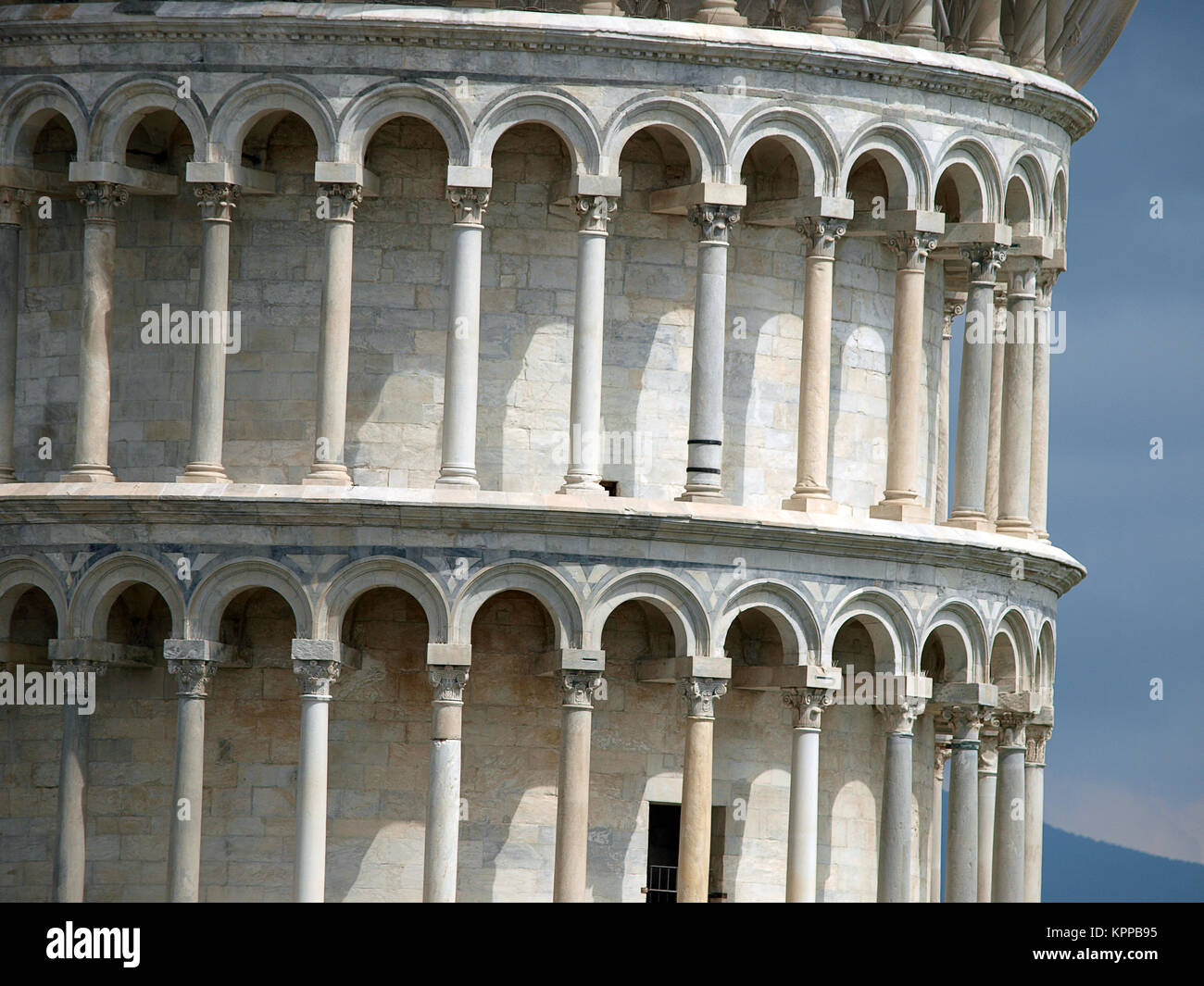 Leaning Tower of Pisa - one of icons of refined architecture Stock ...