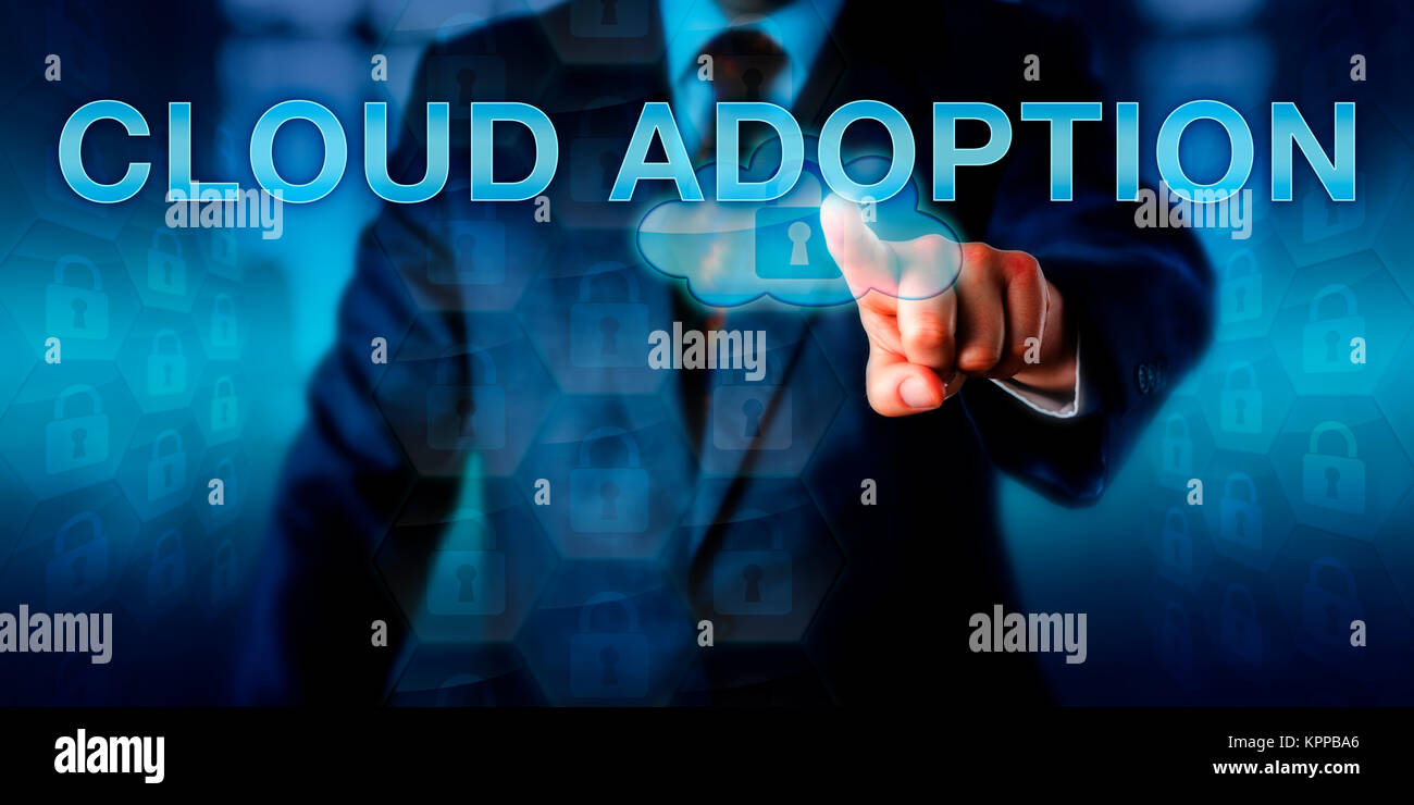CIO Pressing CLOUD ADOPTION Stock Photo - Alamy