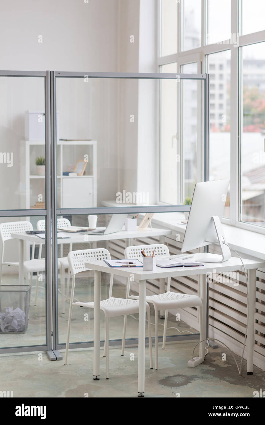 Workplace of manager Stock Photo - Alamy