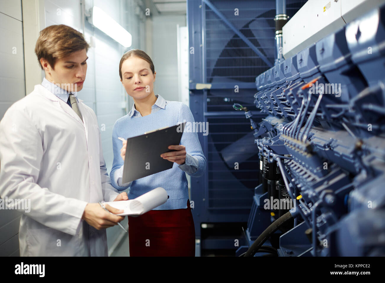 Storage lab workers Stock Photo - Alamy