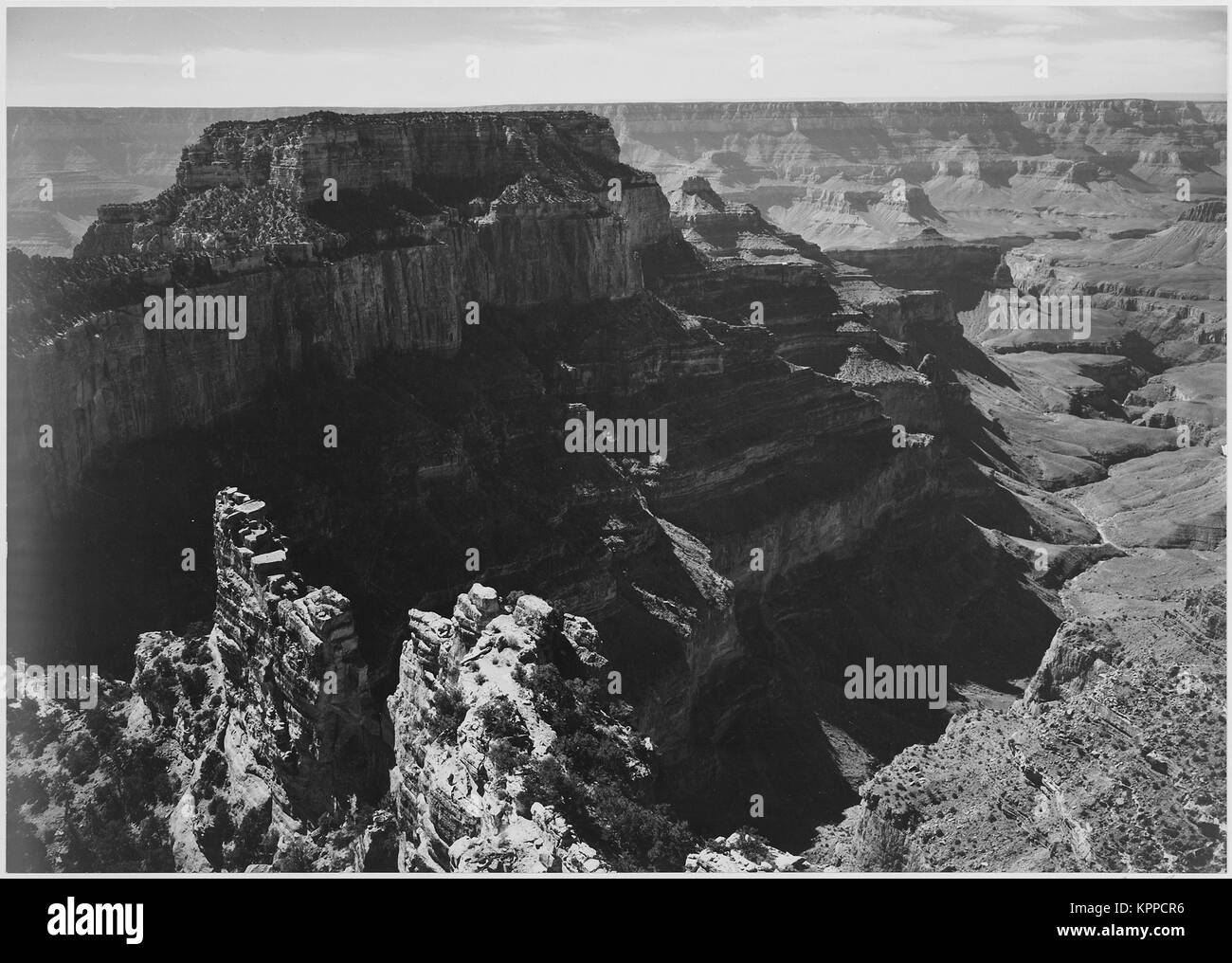 View with rock formation different angle "Grand Canyon National Park ...
