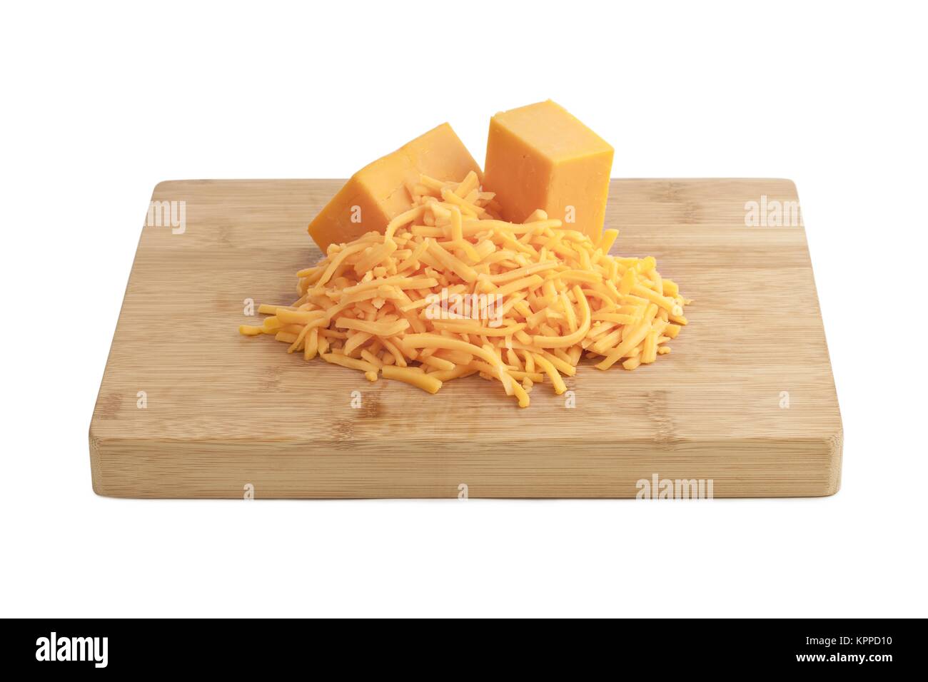 grated bars of cheddar cheese Stock Photo - Alamy
