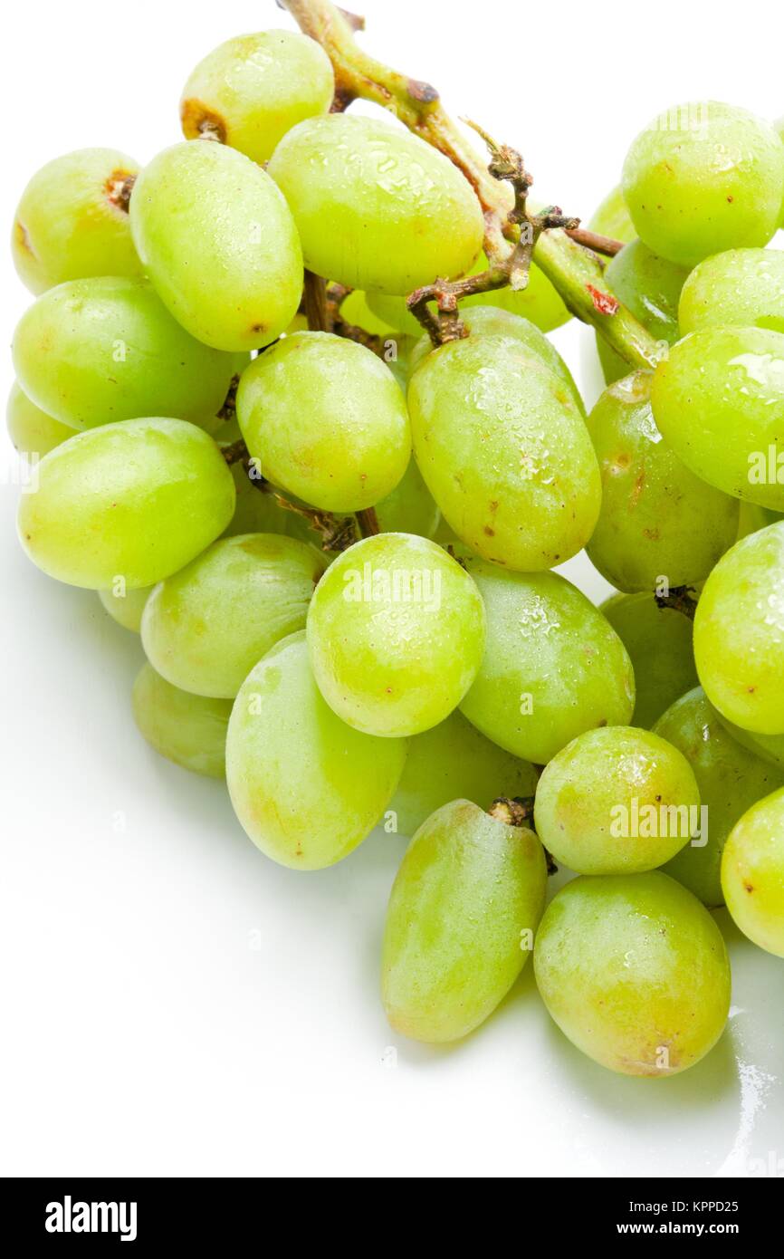 Green Grapes and Long Stem Stock Photo - Alamy
