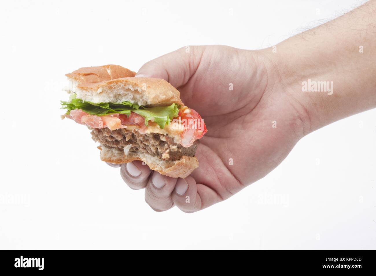Half eaten burger hi-res stock photography and images - Alamy