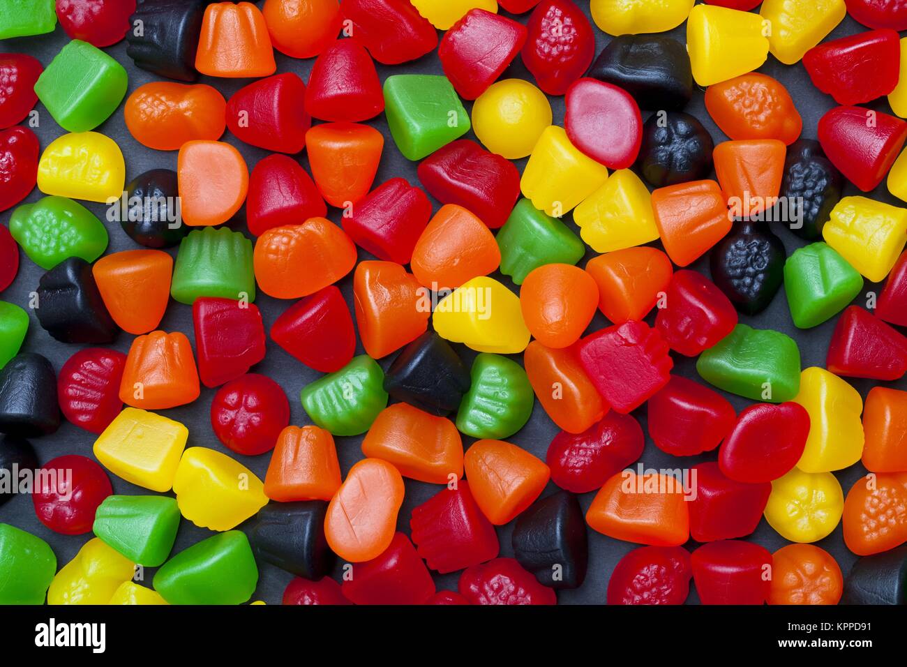 hard jelly candies Stock Photo - Alamy