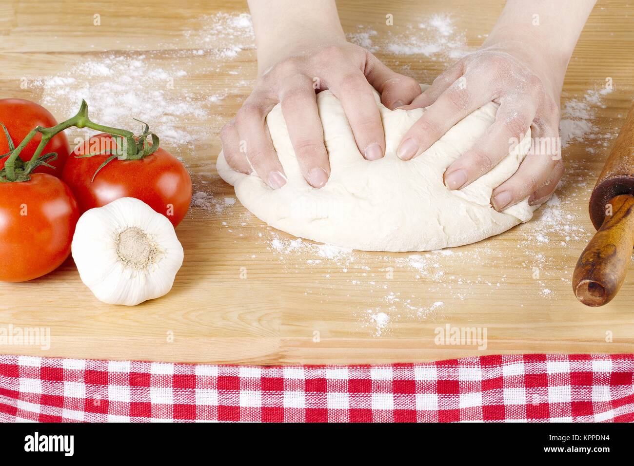 Squeezing the dough hi-res stock photography and images - Alamy