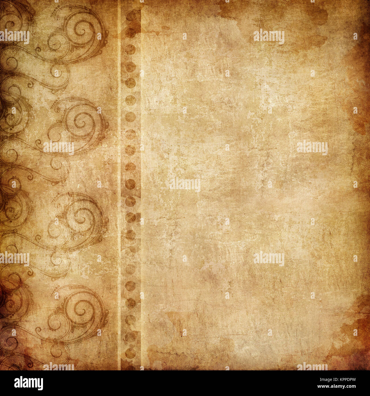 Old Paper. Retro Swirl Texture Background. Vector Stock Photo - Alamy