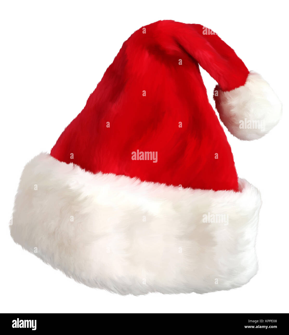 Santa Claus cap. christmas design. Computer Graphic. 2D Design Stock ...