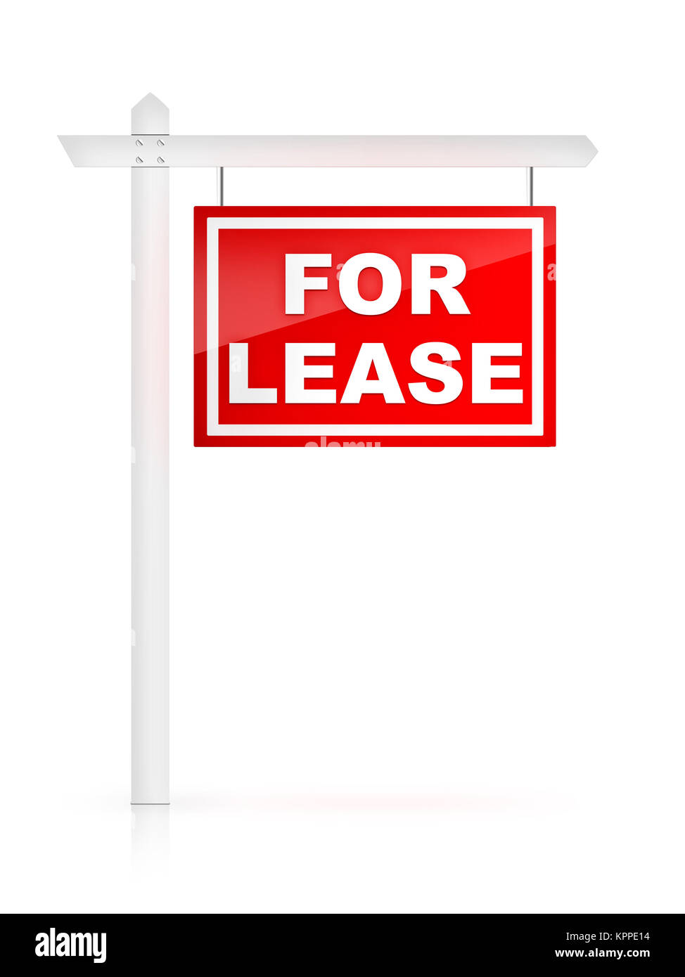 Real Estate Sign - For Lease. 2D artwork. Computer design Stock Photo ...