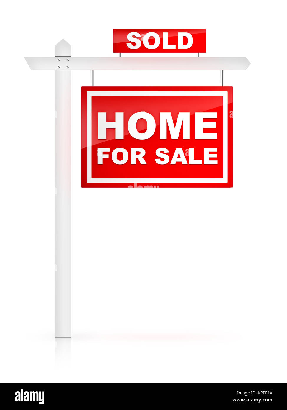 Real Estate Sign – For sale. 2D artwork. Computer Design Stock Photo ...