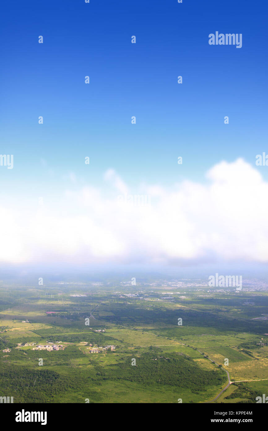sky with clouds - airplane view Stock Photo - Alamy
