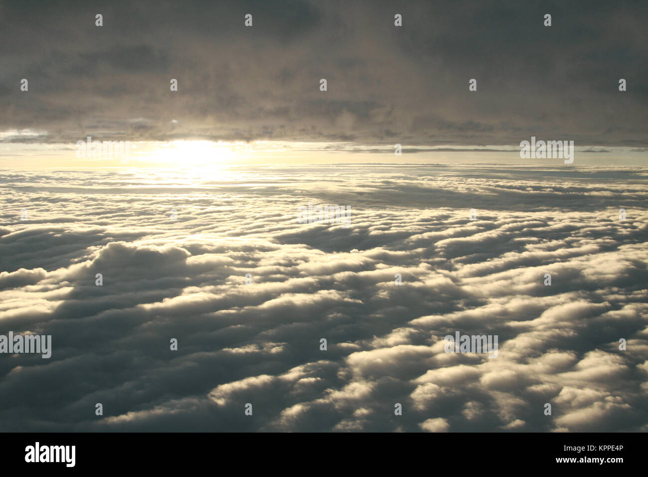 sky with clouds - airplane view Stock Photo - Alamy