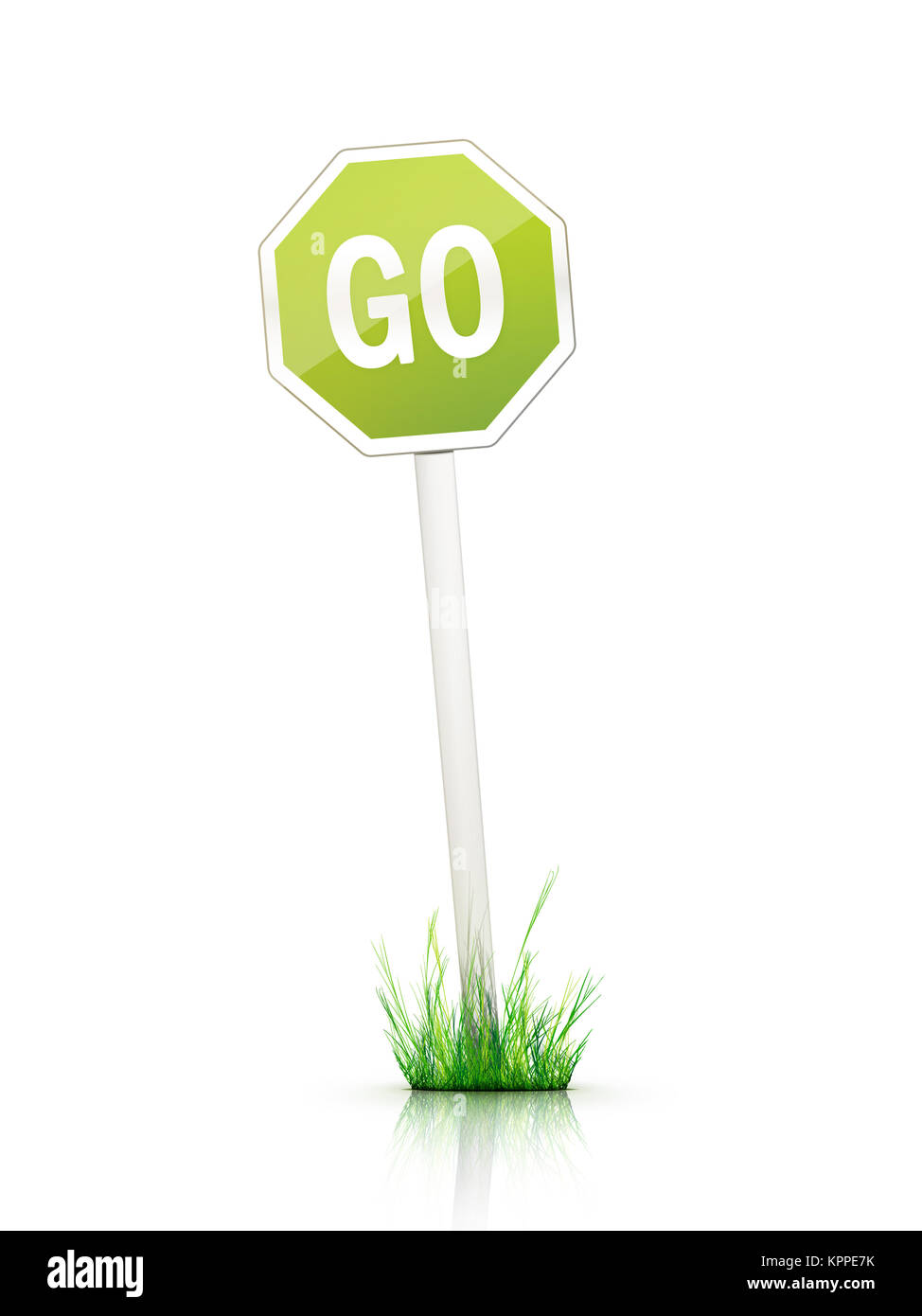 Warning Traffic Sign on White Background. 2D Graphics Stock Photo - Alamy