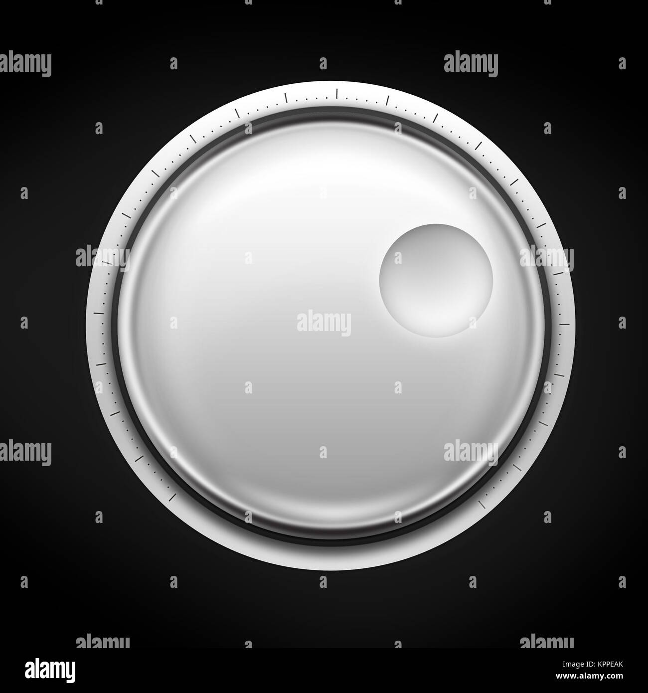 Volume Control on the black background. 2D artwork. Computer Designe ...