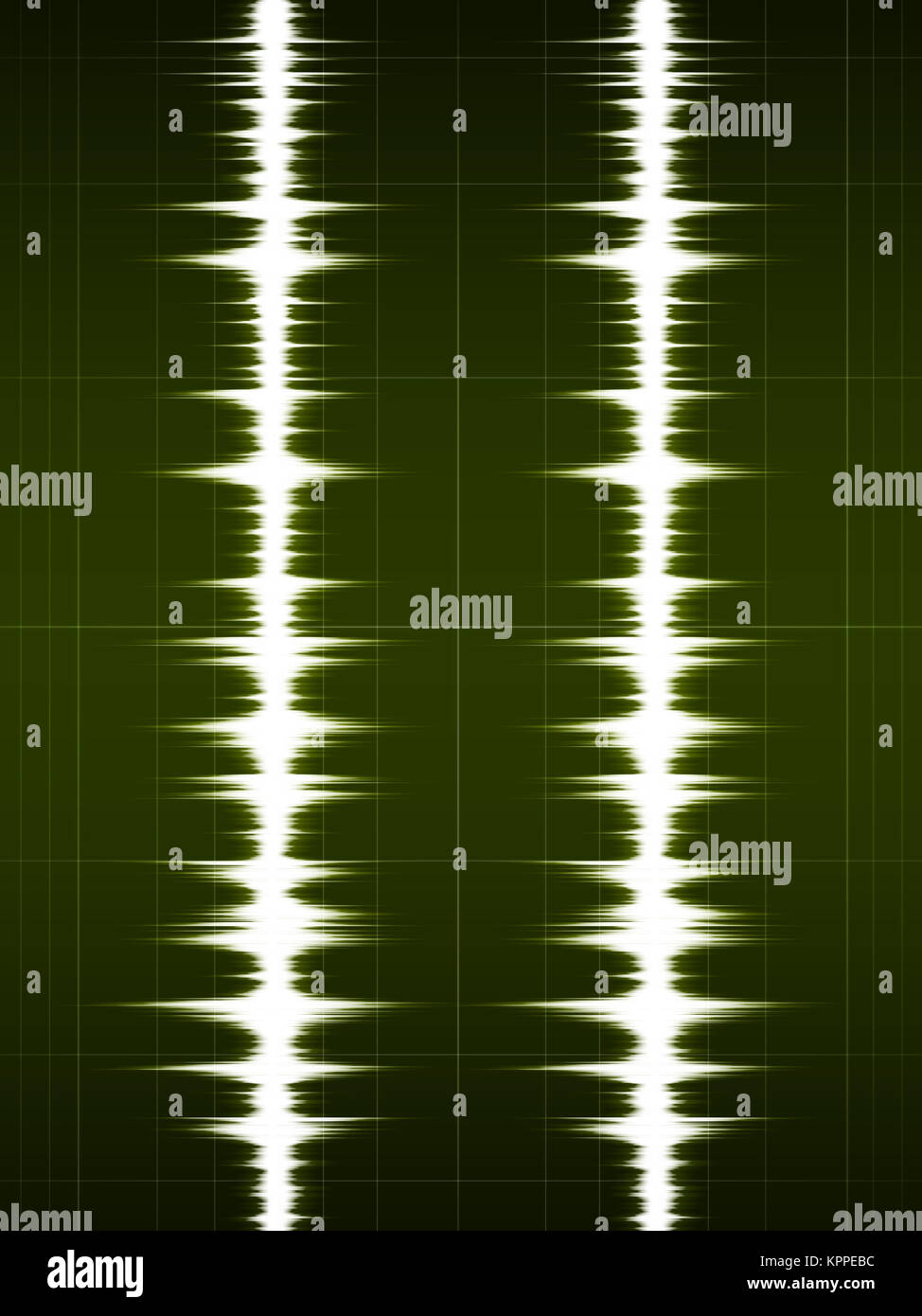 Wave Sound on the green screen Stock Photo - Alamy