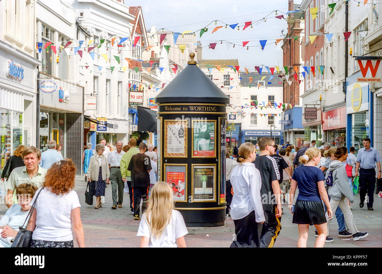 General views of Worthing in West Sussex Stock Photo - Alamy