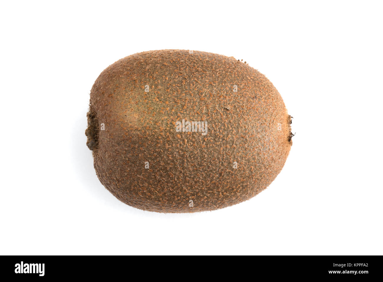 Single whole Kiwi fruit isolated on white background Stock Photo - Alamy