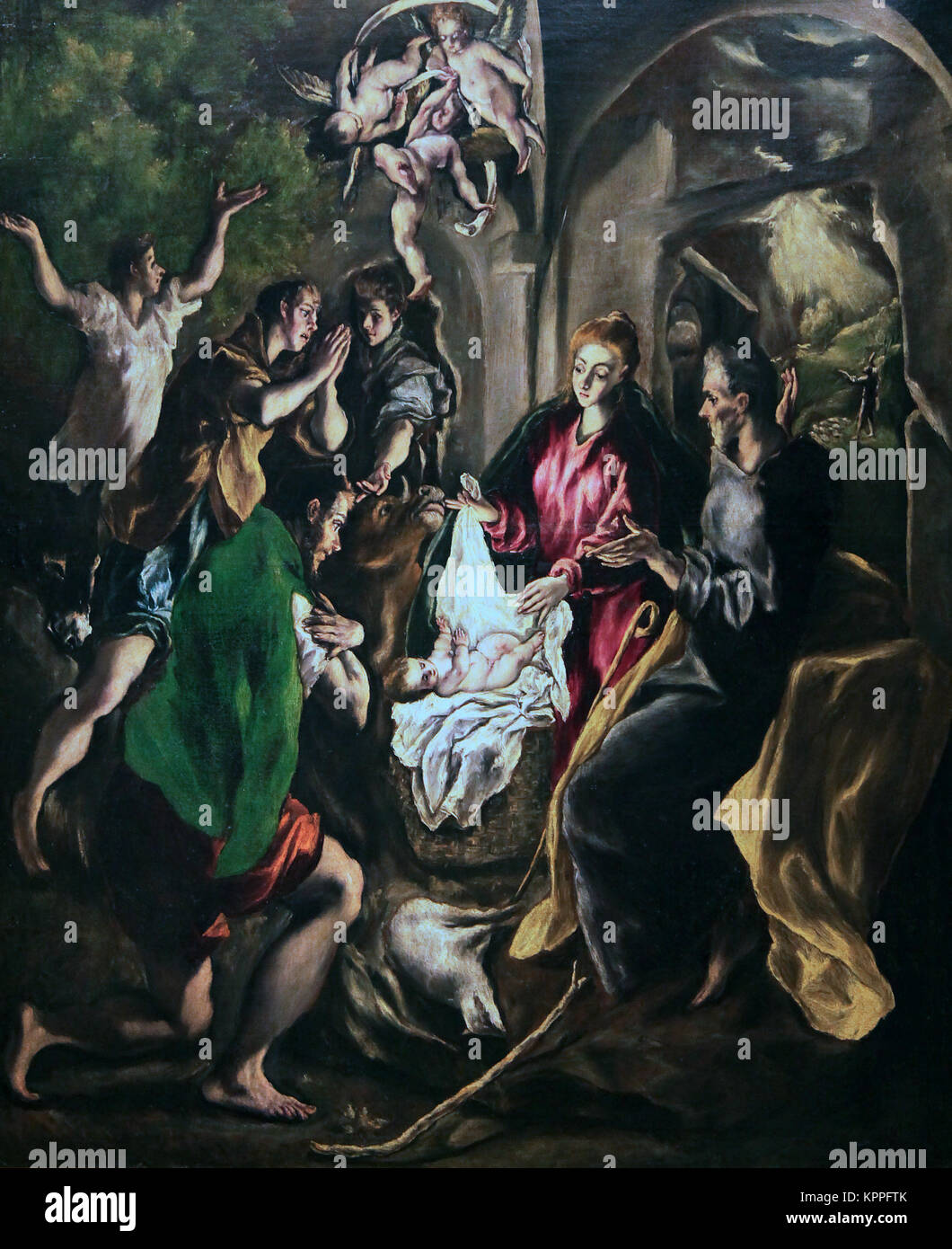 El Greco.The Adoration of the Shepherds La Adoracion de los Pastores by ...