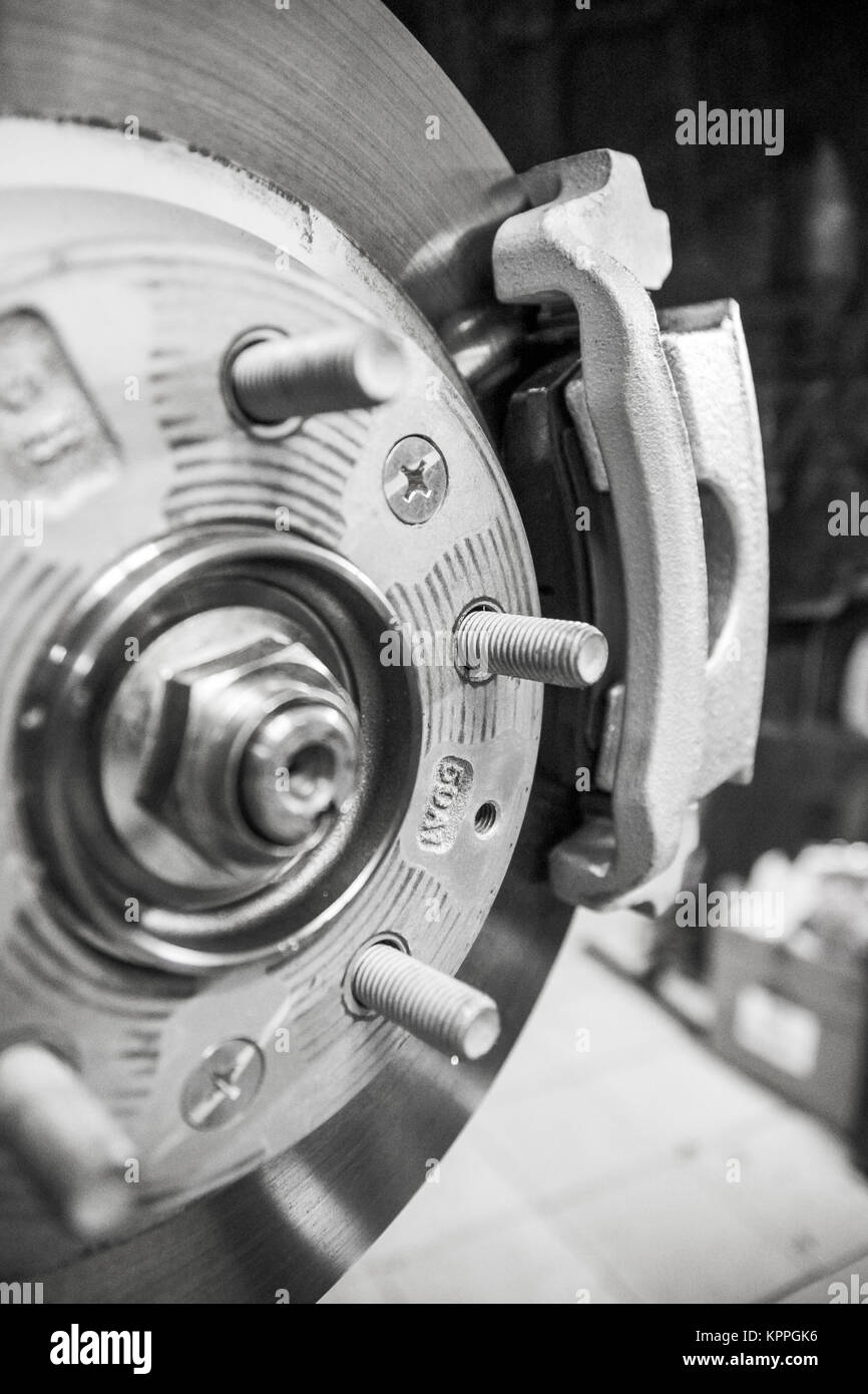 car wheel brake Stock Photo - Alamy
