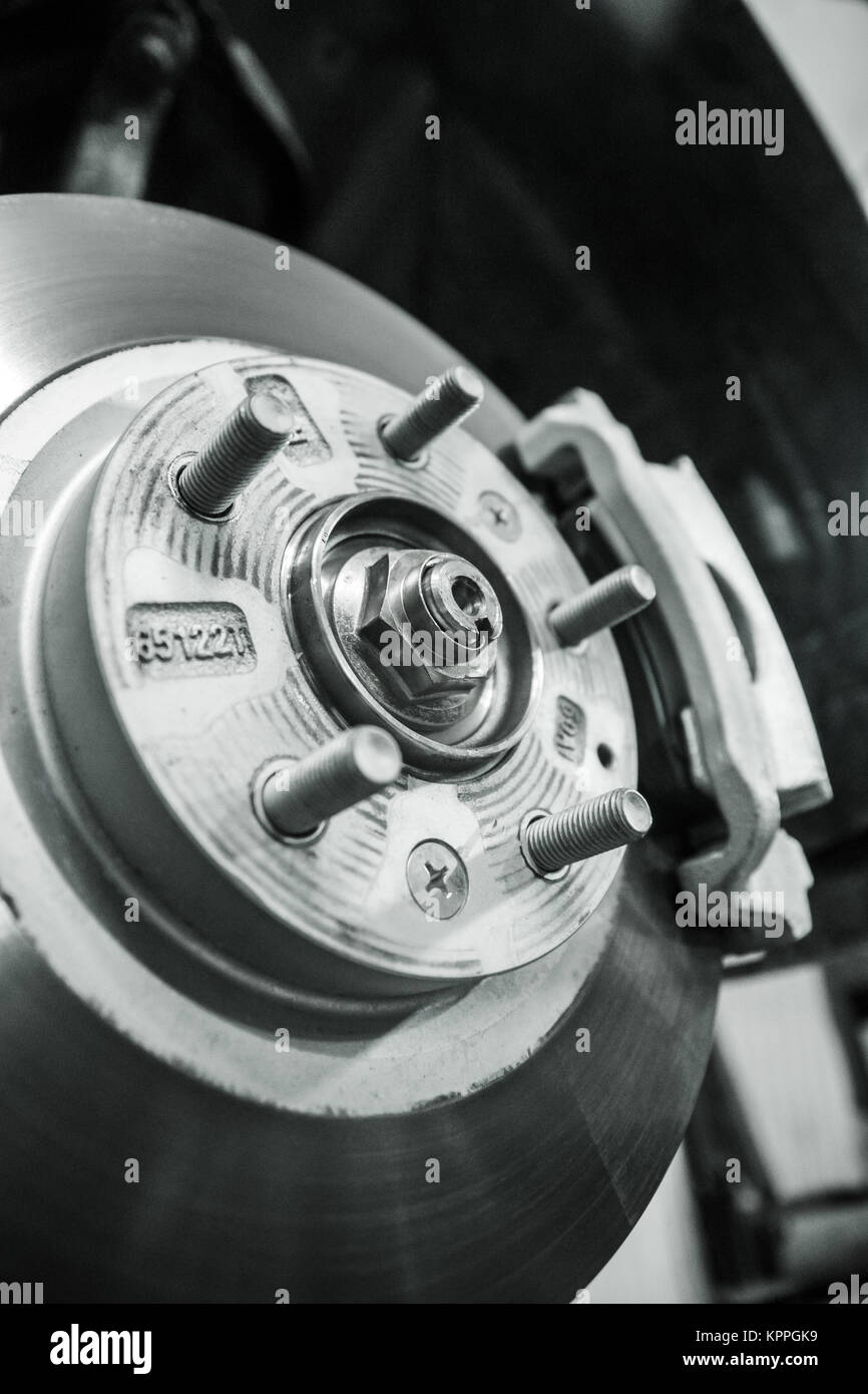 car wheel brake Stock Photo - Alamy