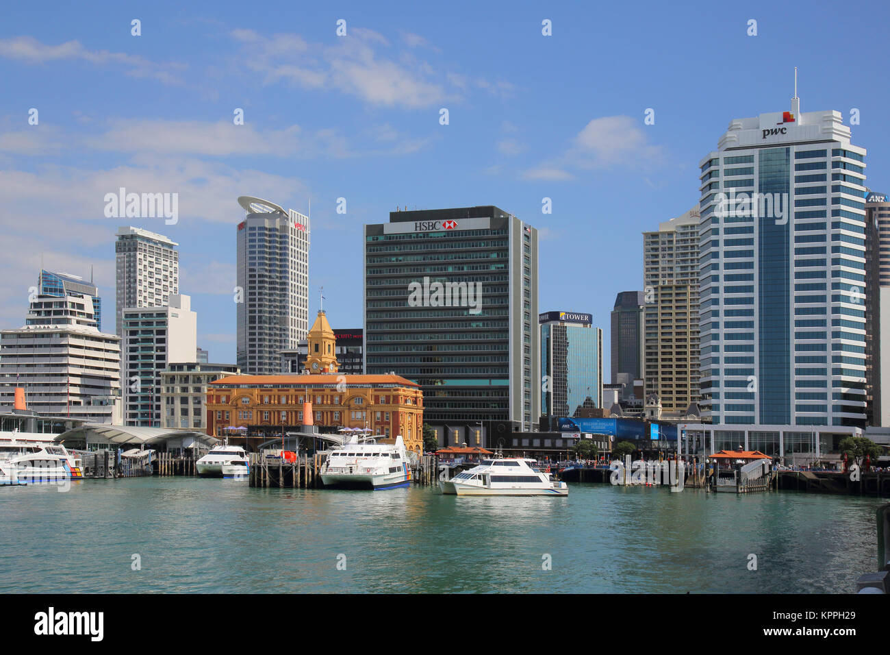 auckland ferry building new zealand Stock Photo - Alamy
