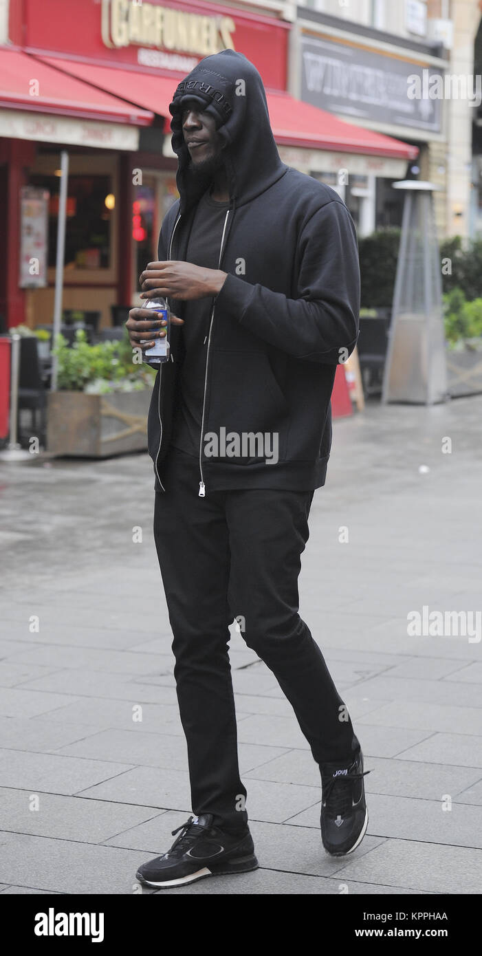 Grime Artist Stormzy leaves Global Radio studios Featuring: Stormzy ...