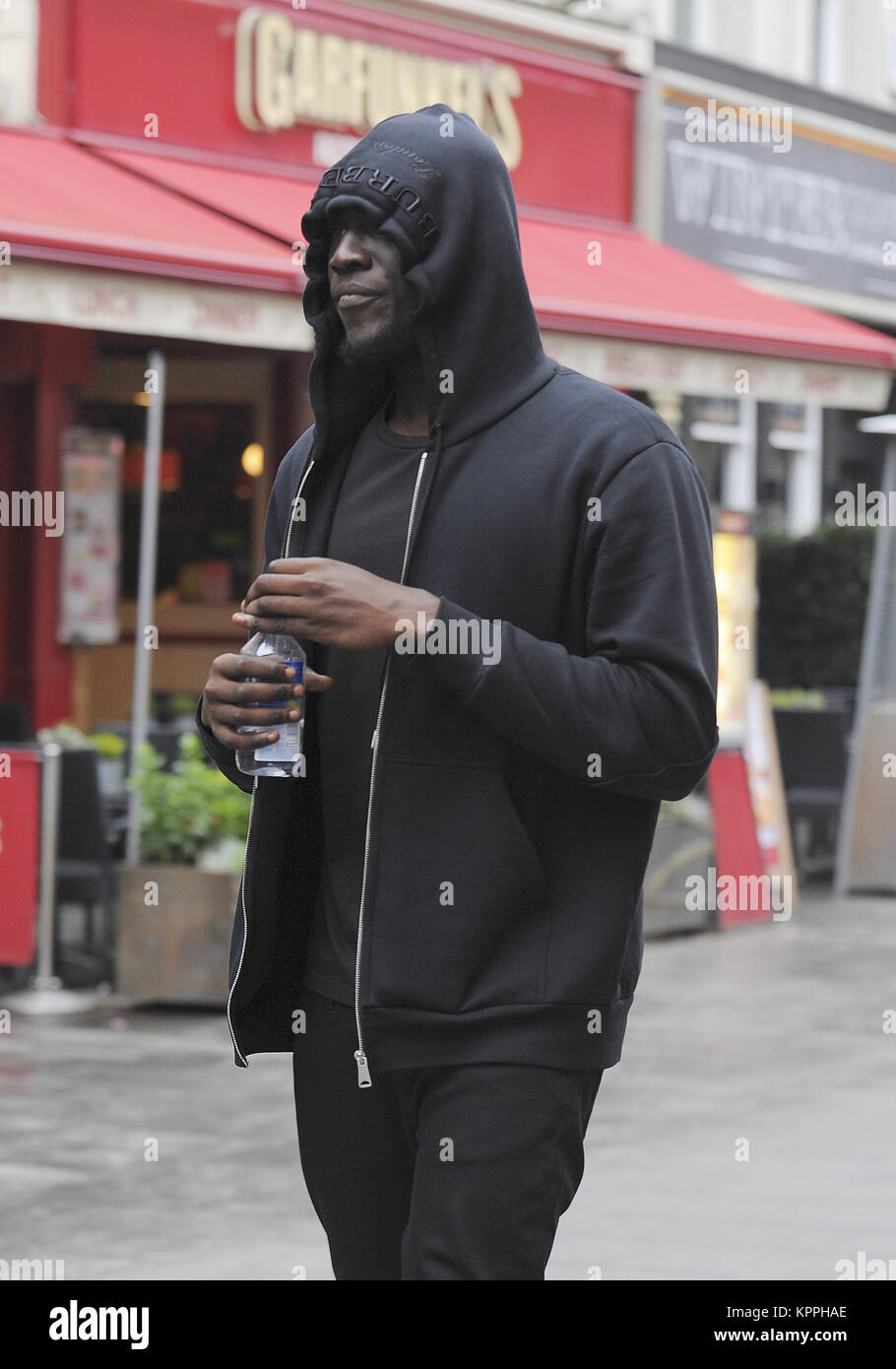Grime Artist Stormzy leaves Global Radio studios Featuring: Stormzy ...