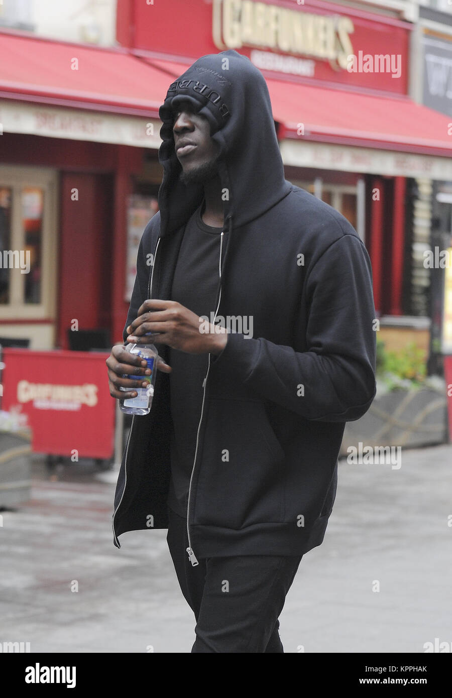 Grime Artist Stormzy leaves Global Radio studios Featuring: Stormzy ...