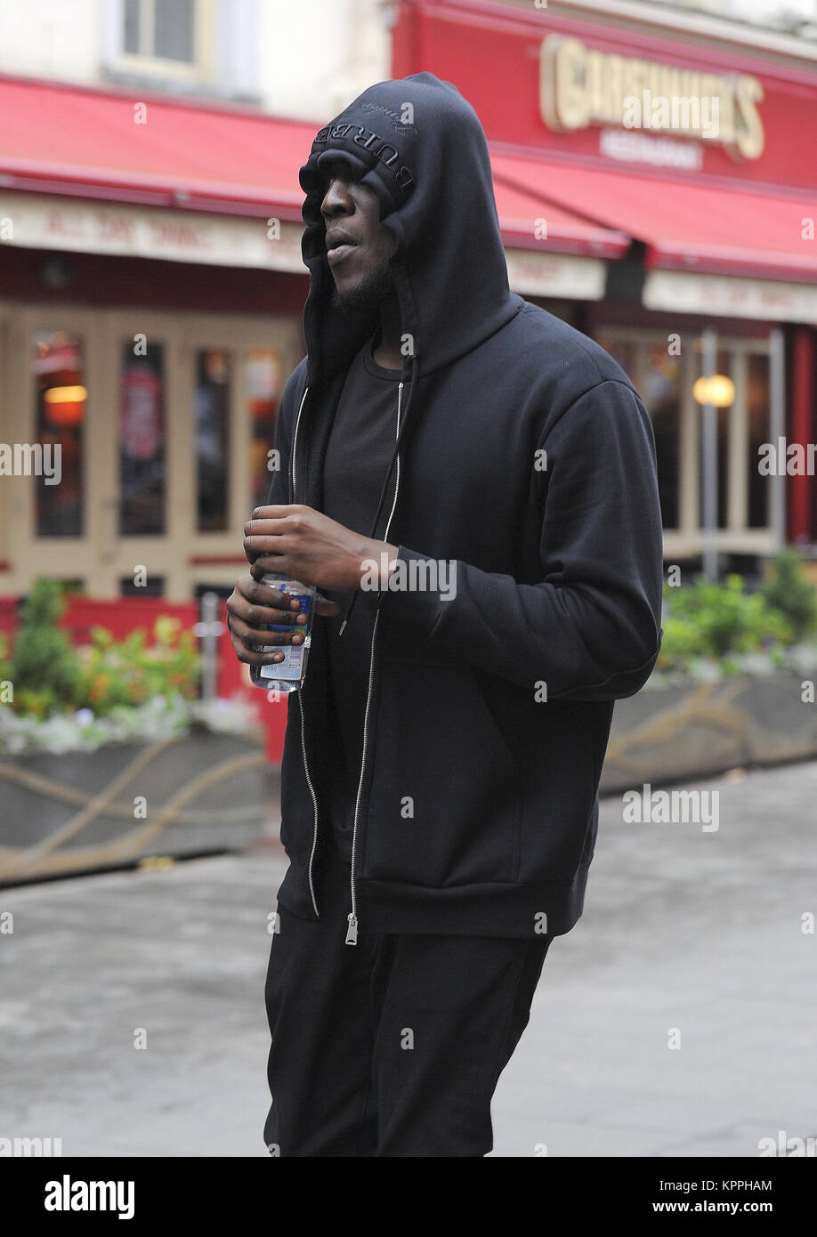 Grime Artist Stormzy leaves Global Radio studios Featuring: Stormzy ...