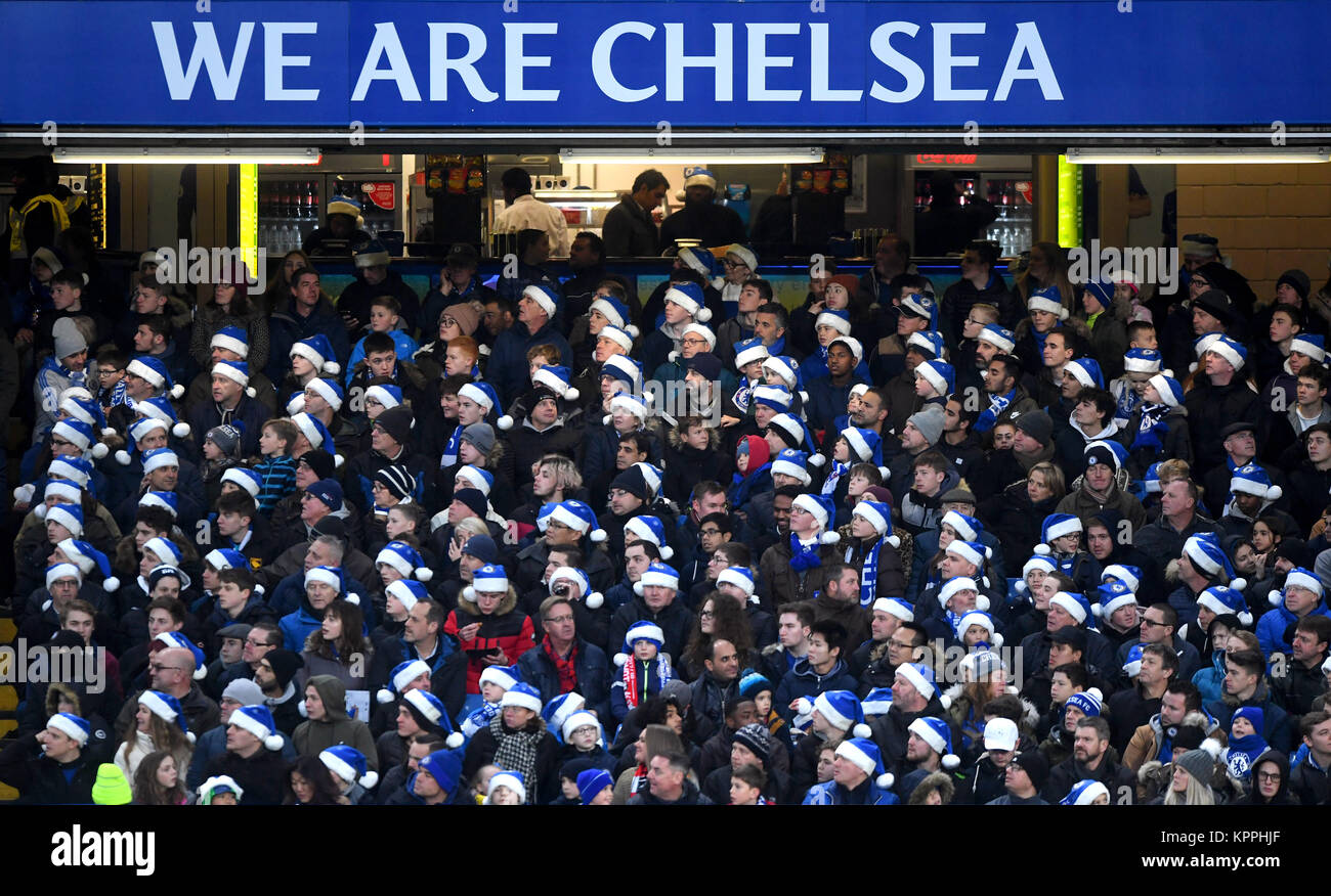 Blue chelsea santa hats hi-res stock photography and images - Alamy