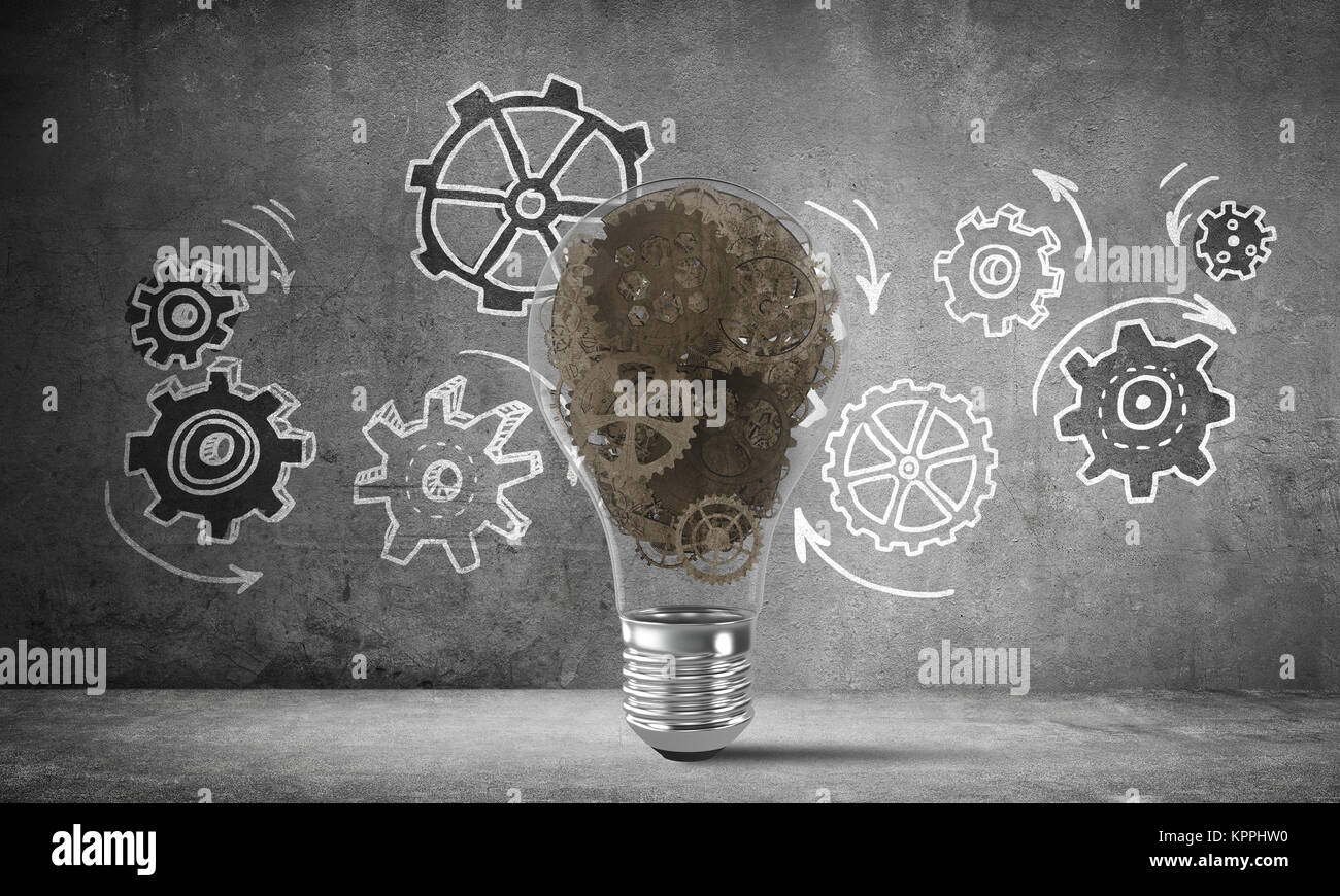 Concept of lightbulb as symbol of new idea Stock Photo - Alamy