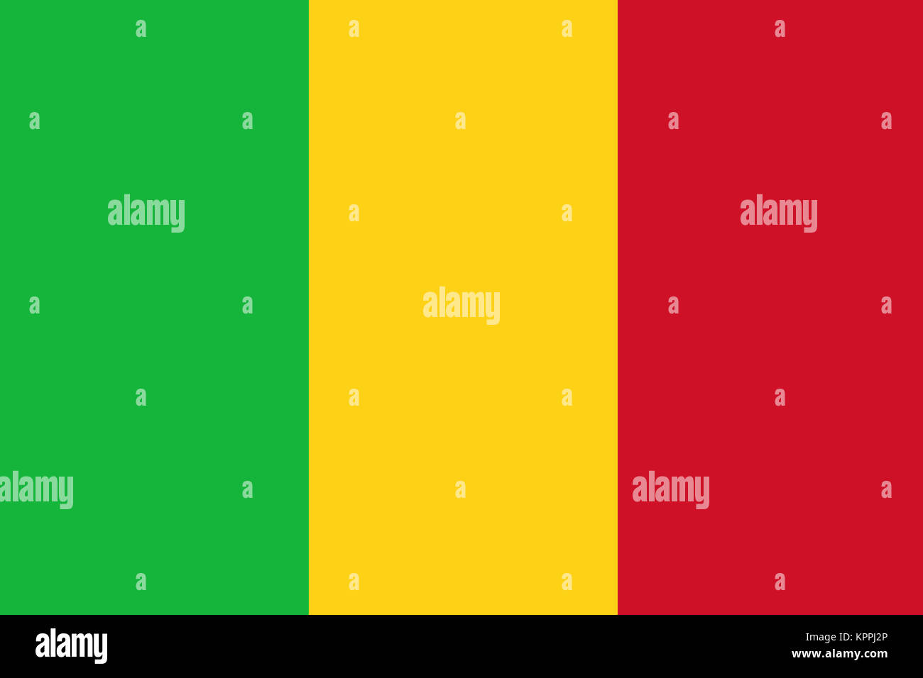 National flag of Mali Stock Photo - Alamy