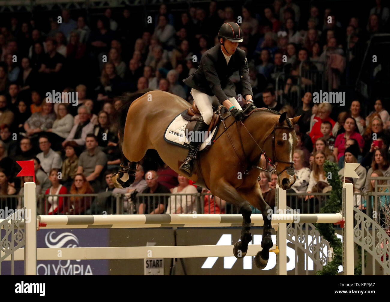 Holland's Harrie Smolders riding Corrada competes in the Christmas ...