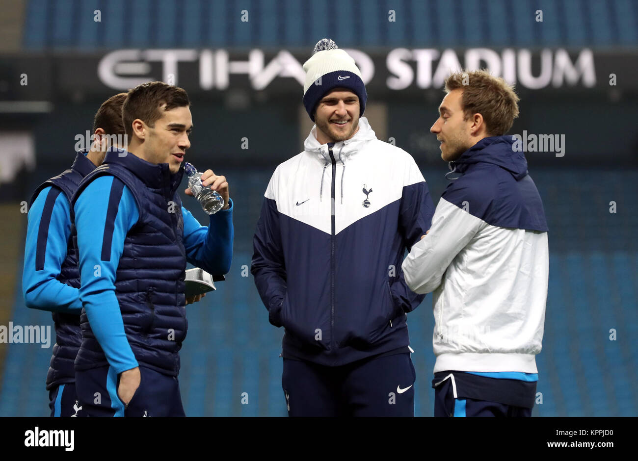 Tottenham Hotspur's Eric Dier (centre), Christian Eriksen (right) and ...