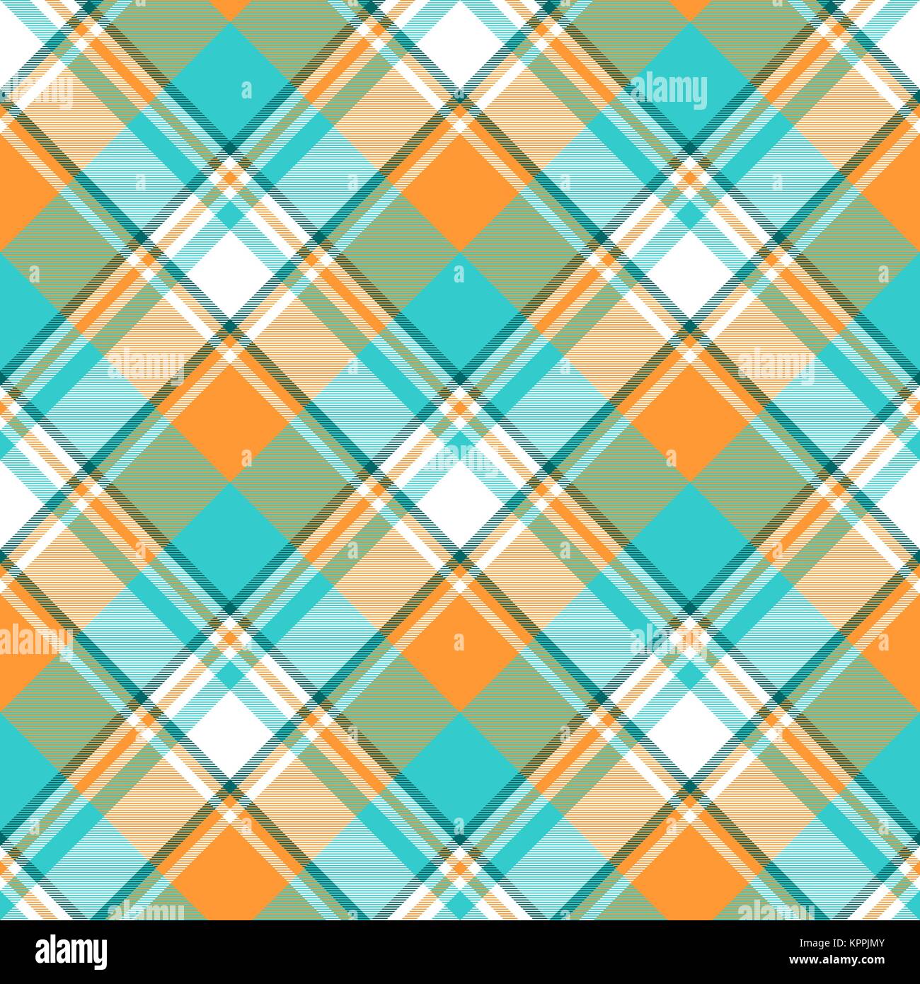Madras check plaid light seamless pattern. Vector illustration Stock ...