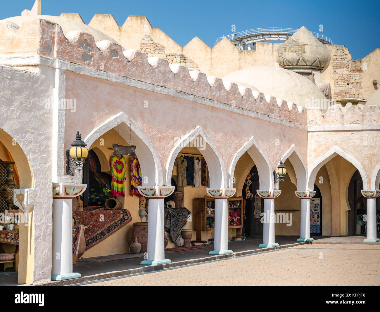 Typical geometric shape of the arabic architecture Stock Photo - Alamy