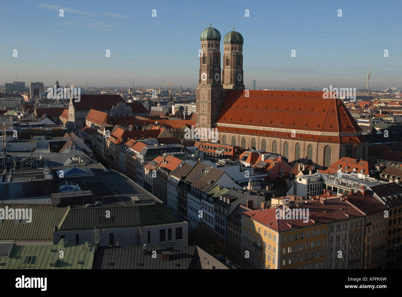 Munich panorama with Fraunkirche cathedral Stock Photo - Alamy