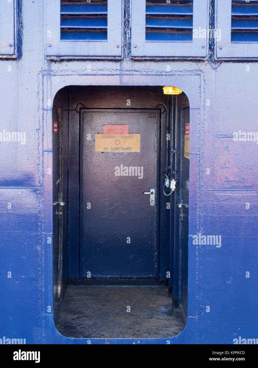 Ships Metal Door Stock Photo - Alamy