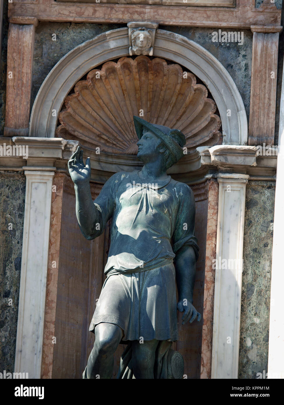 The statue of Mercury from Loggetta Sansovino - Venice Stock Photo - Alamy