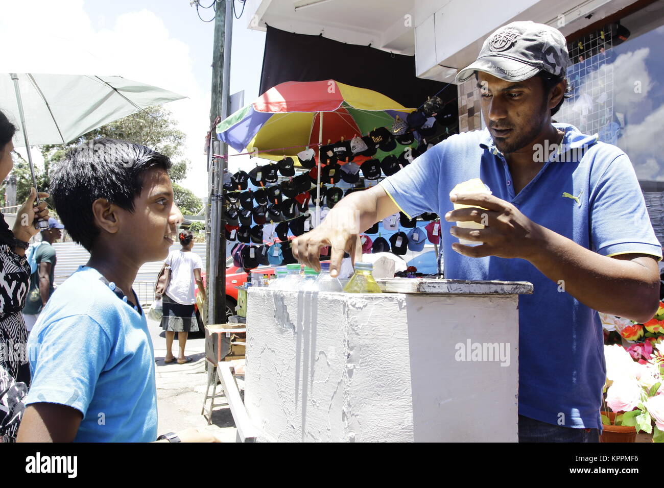 glaçon râpé, Ile Maurice. Chaleur intense: ces rafraîchissements qui ...