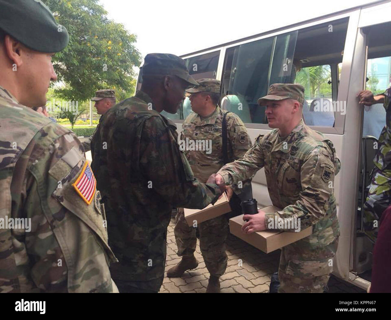 Representatives from the Rwanda Defence Force (RDF) and U.S. Army ...
