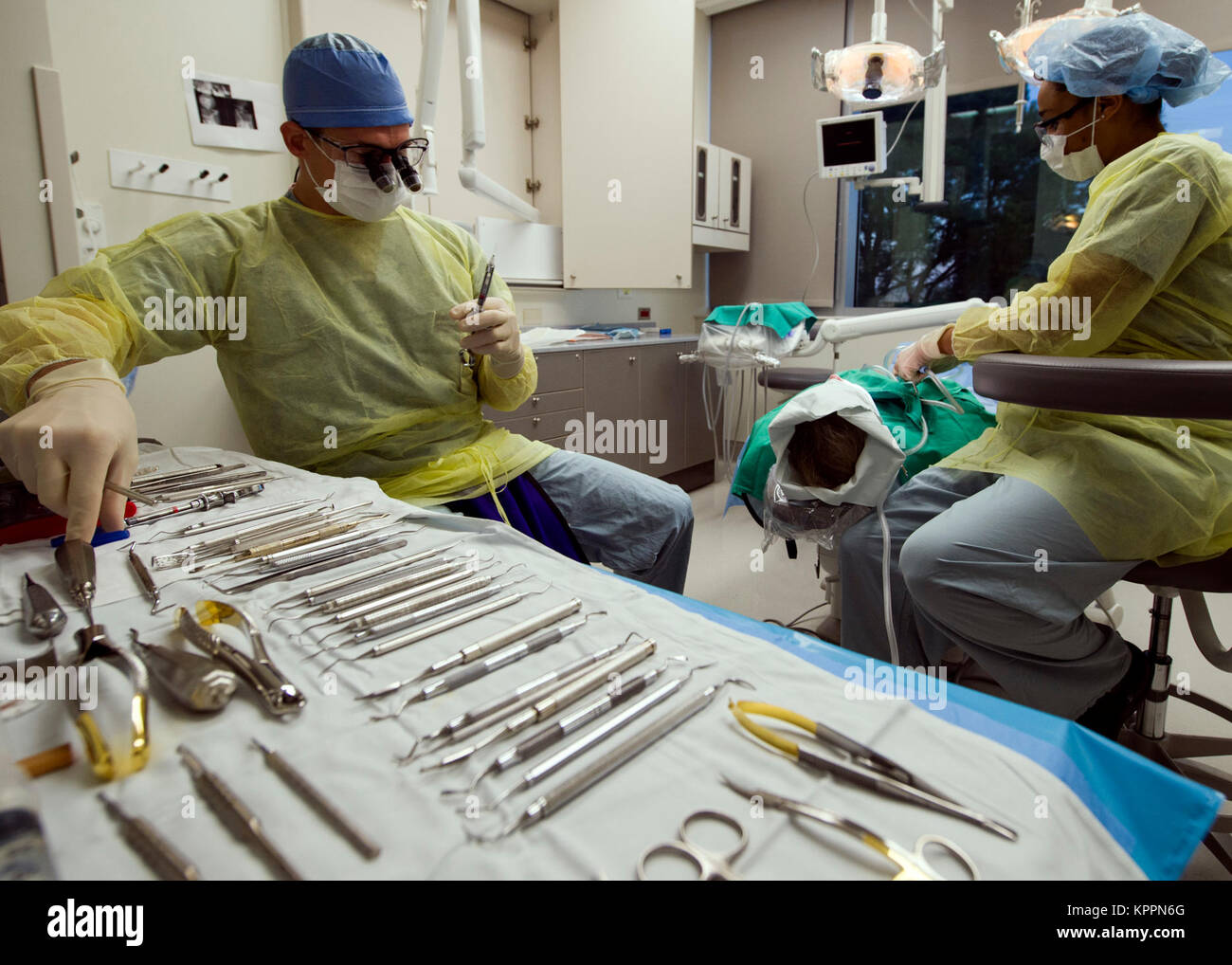 Senior Airman Vanessa Powell-Davis, right, 59th Dental Training ...