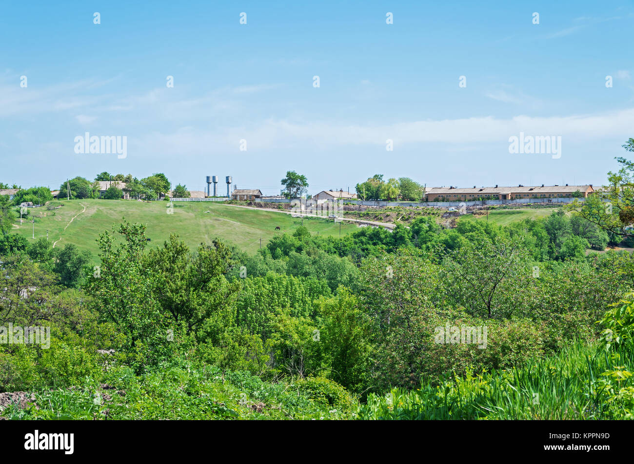 Rural soviet farm collective hi-res stock photography and images - Alamy