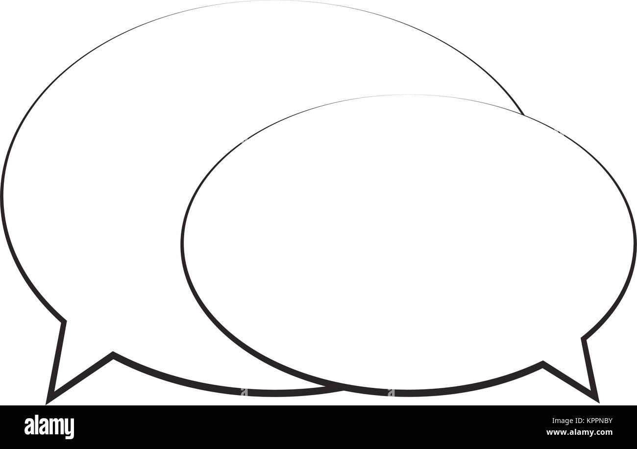 Speech bubble icon isolated. Thought bubble vector, illustration of ...