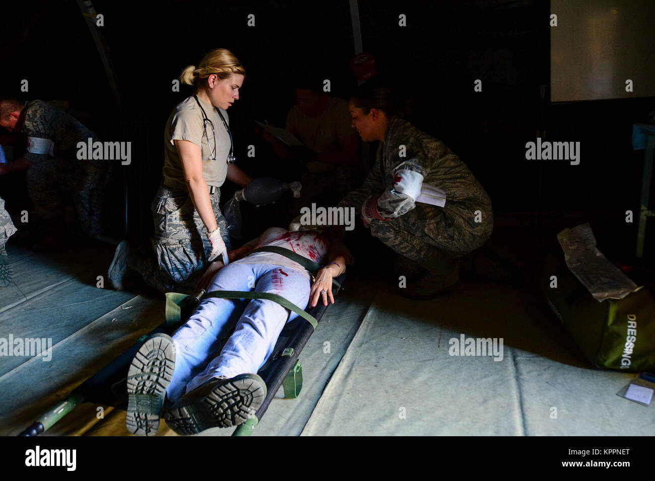 Senior Airman Athena Lebaron-More, 349th Aeromedical Squadron medical ...