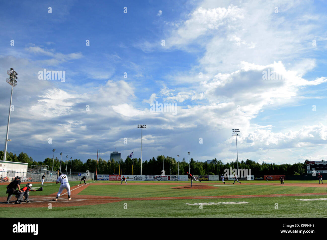 The Anchorage Bucs faced off against the Peninsula Oilers during a ...