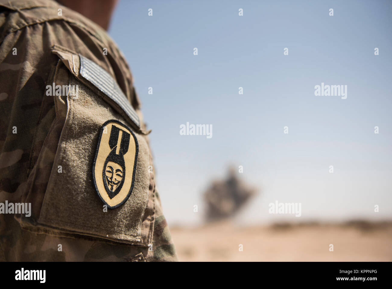 An explosive ordnance disposal technician, assigned to the 332nd ...