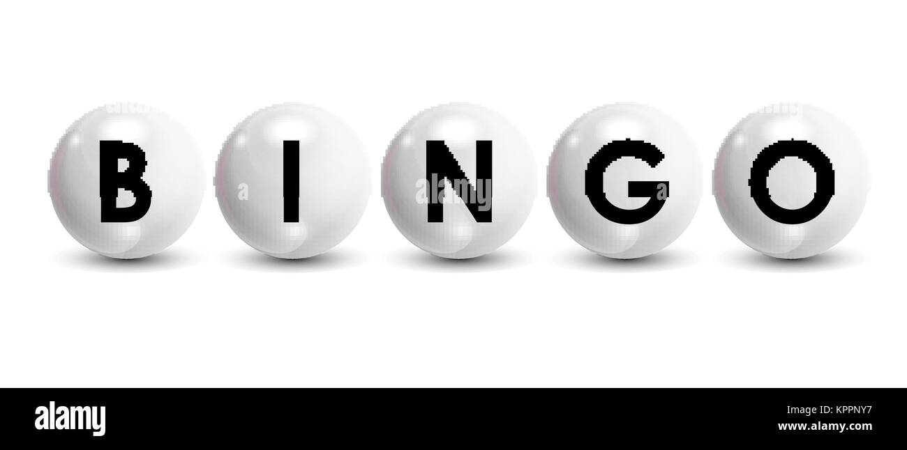 Realistic Ball Lottery Numbers Icon Background Vector Illustrati Stock ...